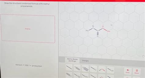 Solved Draw The Structural Condensed Formula Of N Methyl