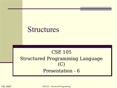 ppt structure in c
