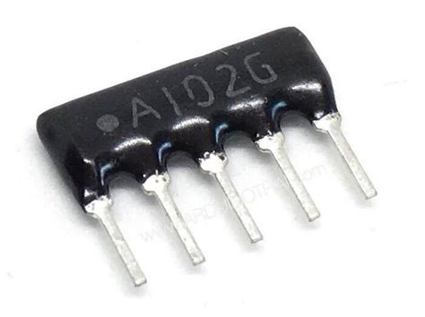 Resistor Network Array 5pin 1k ขาย Arduino เซนเซอร์ และโมดูลต่างๆ ส่งฟรี Ems Kerry