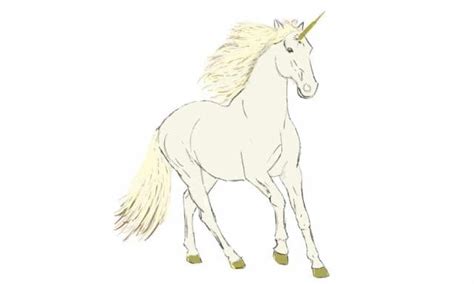 Steps To Draw A Unicorn