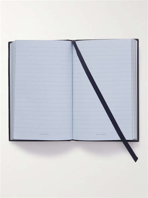 Smythson Panama Cross Grain Leather Notebook For Men Mr Porter