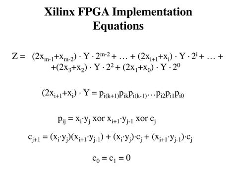 Ppt Fpga Multipliers Radix 2 Sequential Multipliers Powerpoint Presentation Id 6607064