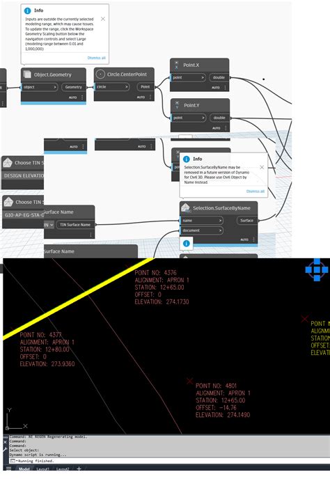 Spot Elevation Difference Dynamo Civil 3d Dynamo