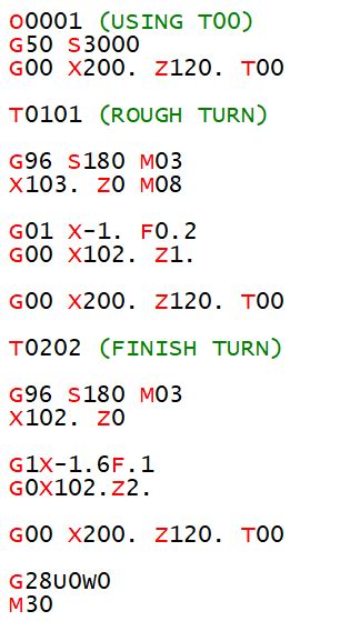 CNC Turning Using T To Cancel Offset CNC Training Centre