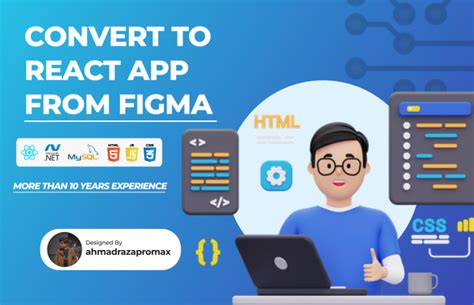 Convert Psd Xd Figma To Html Reactjs React Native Nextjs By