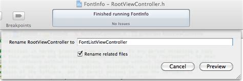Tutorial How To Rename A Class Using Refactor In Xcode 4 And Xcode 5 Ios Developer Zone