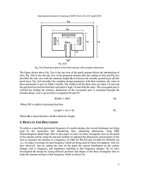 A Triple Rectangular Slotted Microstrip Patch Antenna For Wlan And Wimax