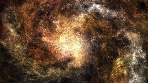 A Colorful Rotating Nebula With Dust Particles In Space Stock Video Video Of Rotation Glare