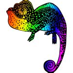 Chameleon Vector Image Free SVG
