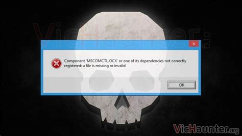 como solucionar el error mscomctl ocx y mscomct2 ocx no registrado en