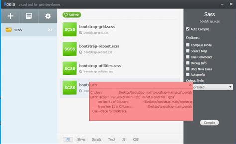 Error Color Var Bs Primary Rgb Is Not A Color For `rgba In V510 · Issue 34693 · Twbs