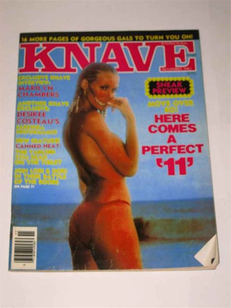 Knave Adult Magazine November 1980 Everything Else