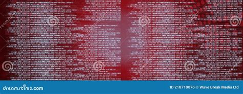 Computer Codes Processing Over Black Flares Background Technology And