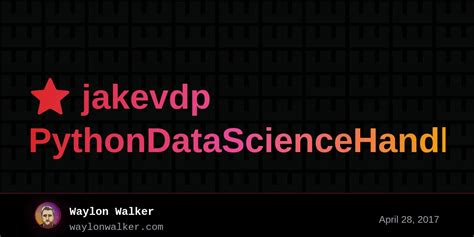 ⭐ Jakevdp Pythondatasciencehandbook