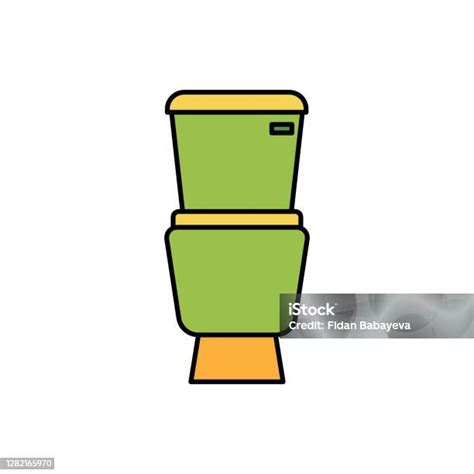 화장실 욕실 가구 라인 색아이콘 공항 여행 일러스트 아이콘의 요소 서명 기호는 웹 로고 모바일 앱 Ui Ux에 사용할 수 있습니다 0명에 대한 스톡 벡터 아트 및 기타