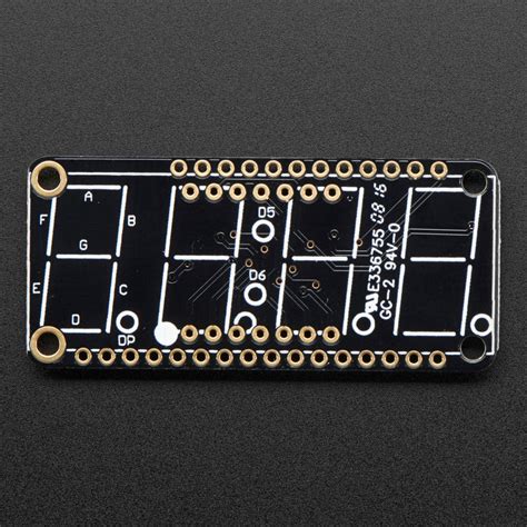 adafruit 4 digit 7 segment led matrix display featherwing