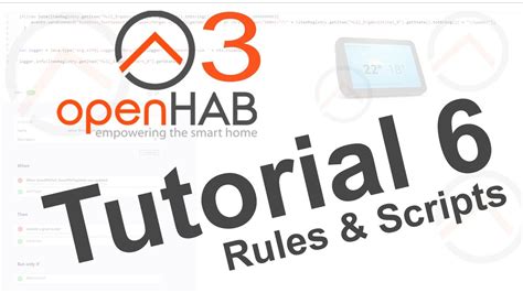 Openhab 3 Tutorial 6 Rulesandscript Bangertech