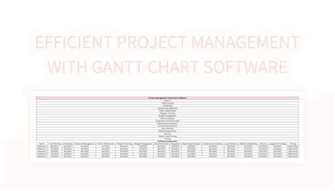 streamlining project management using gantt chart software excel template free download pikbest