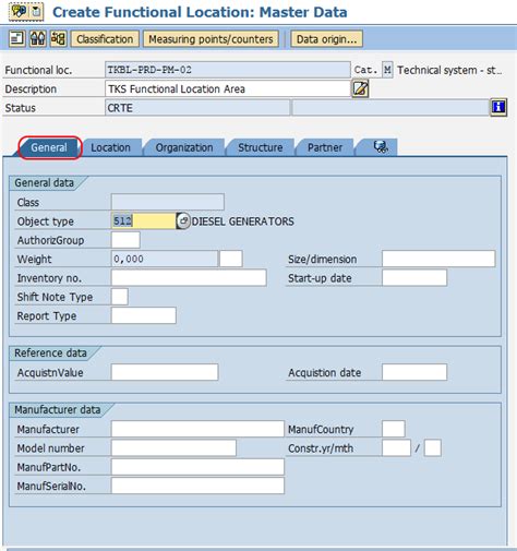 Sap Pm Create Functional Location In Sap