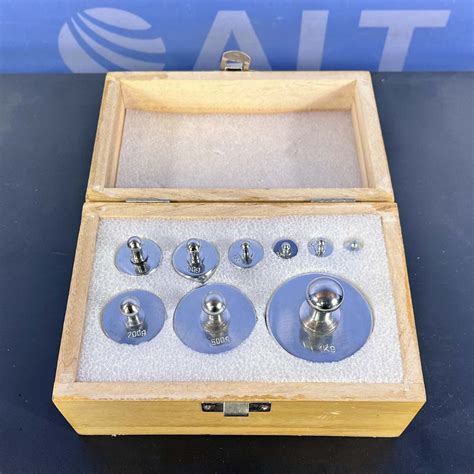 Troemner 9 Piece Calibration Weight Set 10g 1kg Alt American Laboratory Trading