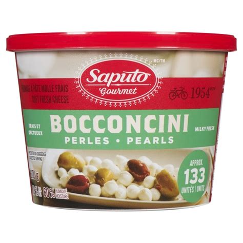Saputo 1954 Bocconcini Pearls Soft Fresh Cheese 18 M F 200g Fresh