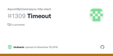 Timeout Issue AsyncHttpClient Async Client GitHub