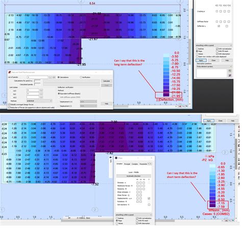 Solved Long Termshort Term Deflection Of Slab Autodesk Community