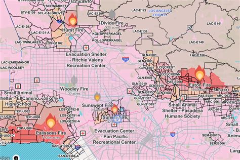 La County Fire Emergency Evacuation Zone Details Revealed