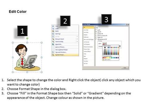 Tech Support Person Speaking PowerPoint Slides And Ppt Diagram Templates