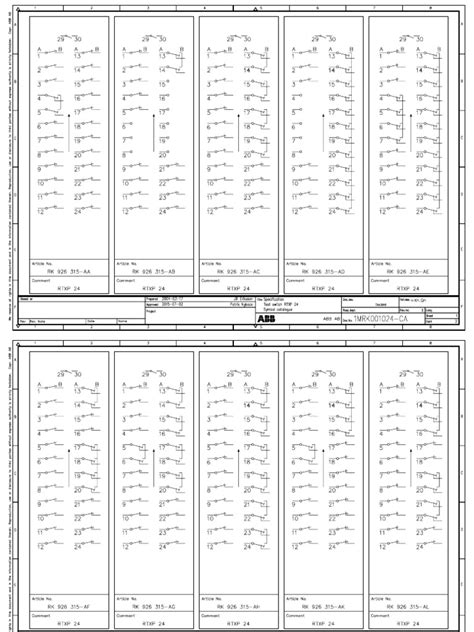 Test Switch Rtxp 24 Symbol Catalogue Pdf
