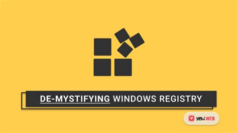 Windows Registry Basics De Mystifying The Windows Registry Yehi Web