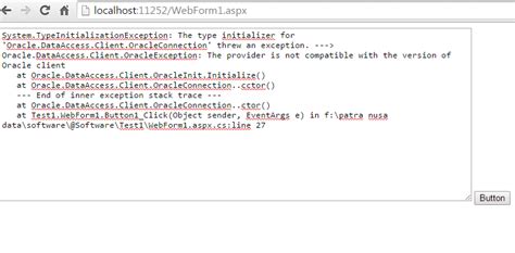 Version Oracle Data Access Dll For Installed Oracle Client