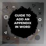 How To Add An Appendix In Word Adazing