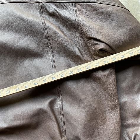 Vintage Y2k Boxy Earthtone Brown Genuine Leather Depop