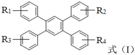 一种高水平偶极取向的四苯基苯类衍生物及其制备方法与应用与流程