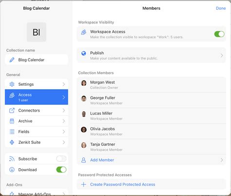 Setting Up Access Control Zenkit Base Helpdesk Zenkit
