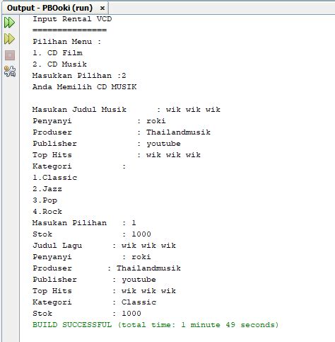 Sistem Informasi Program Java Menggunakan Inheritance