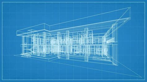 3d Perspective Render Of Wireframe Architectural Construction 3d Building Wireframe Vector