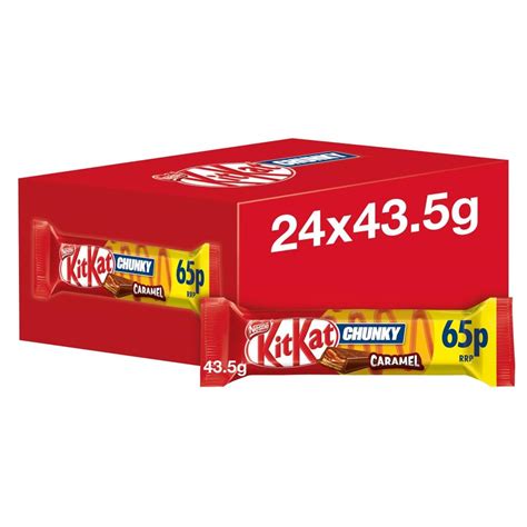Kit Kat Chunky Caramel Chocolate Bar 43 5g Pmp 65p