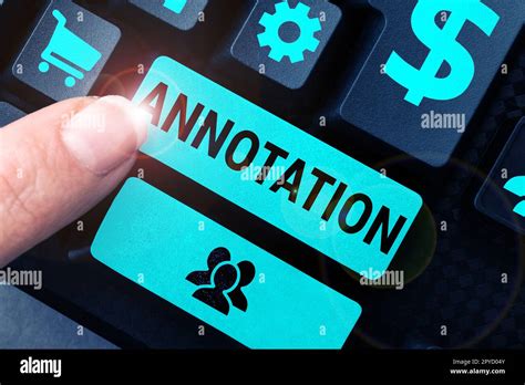 Text Sign Showing Annotation Business Overview Note Added By Way Of Comment Or Explanation