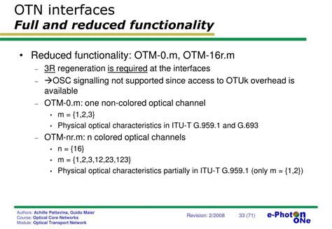 Ppt Optical Core Networks Optical Transport Network Powerpoint Presentation Id4603254