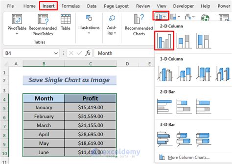 How To Save Chart As Image Using VBA In Excel Easy Methods