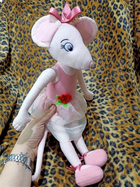 Very Pretty Pink Angelina Ballerina Mouse Plush Hobbies Toys Toys Games On Carousell