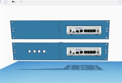 Stl File 2u 19 Netgate 2100 Rackcabinet Mount With Optional Keystone