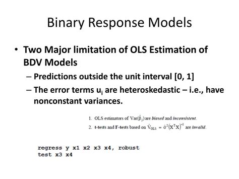 Ppt Applied Econometrics Maximum Likelihood Estimation And Discrete Choice Modelling