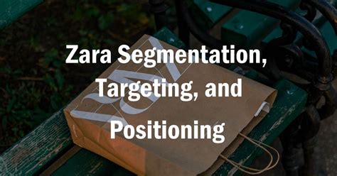 Zara Segmentation Targeting And Positioning Edrawmind 60 Off
