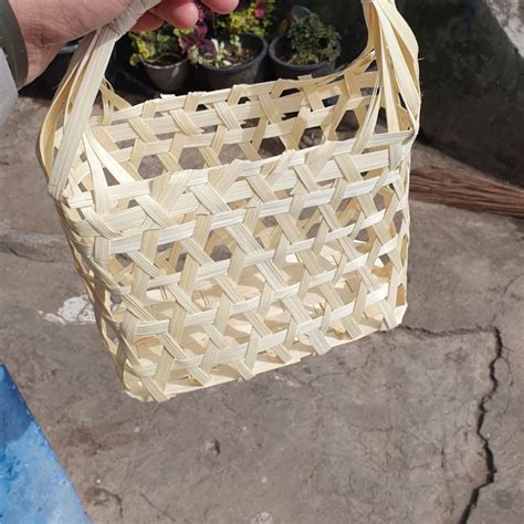 Jual Tas Bambu Unik Hampers Bambu Tas Bambu Tas Souvenir Wadah Bambu Anyama Kab Tasikmalaya