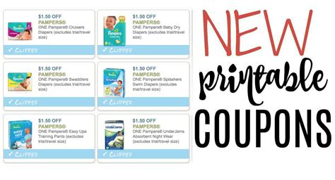 9 Worth Of Pampers Coupons To Print Easy Ups Only 449 The