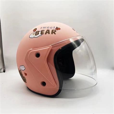 （สินค้าพร้อมส่งใหม่ 666หมวกนิรภัยเด็กมอเตอร์ไซค์ หมวกกันน็อคเด็กและผู้ใหญ่ Shopee Thailand