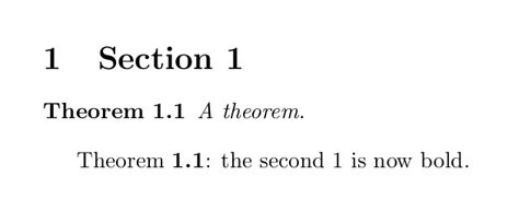 Cross Referencing Bold Numbers Within Section Using Zref Clever TeX LaTeX Stack Exchange